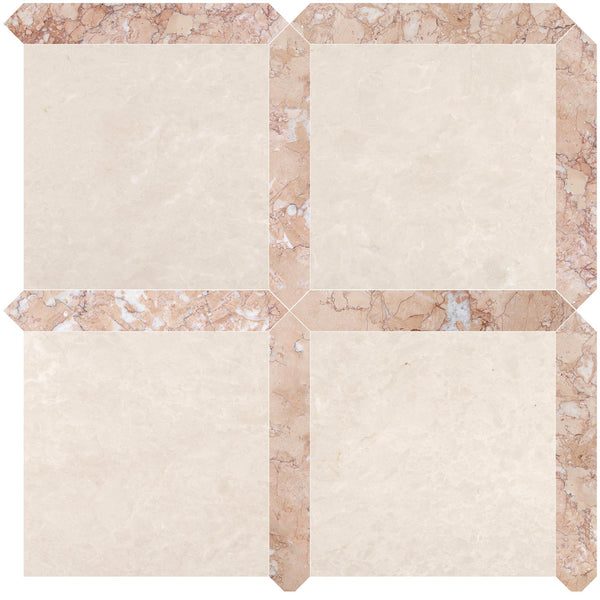 Altura Stone and Tile Crema Ella Honed 12'' x 12'' x 3/8'' Field Tile ...