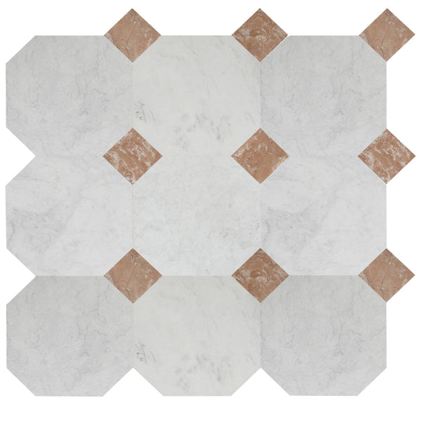 Altura Stone and Tile Elegantia Honed Octagon 12'' 3/8'' Field Tile ...