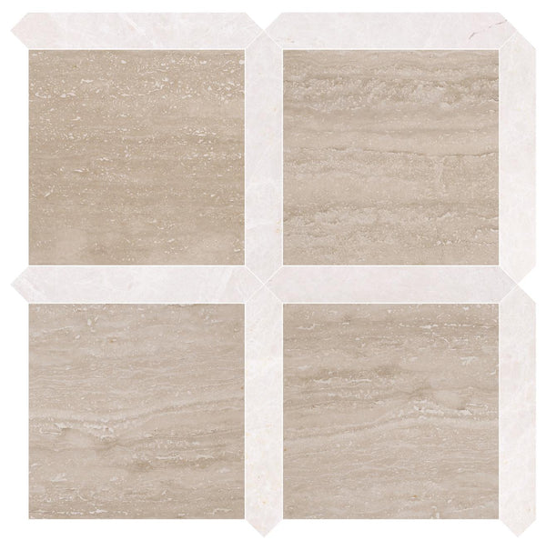 Altura Stone and Tile Classic Light VC Honed 12'' x 12'' x 3/8'' Field ...