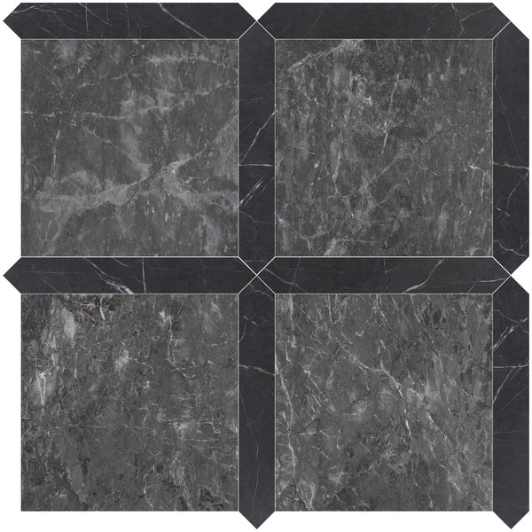 Altura Stone and Tile Lovina Grey Honed 12'' x 12'' x 3/8'' Field Tile ...