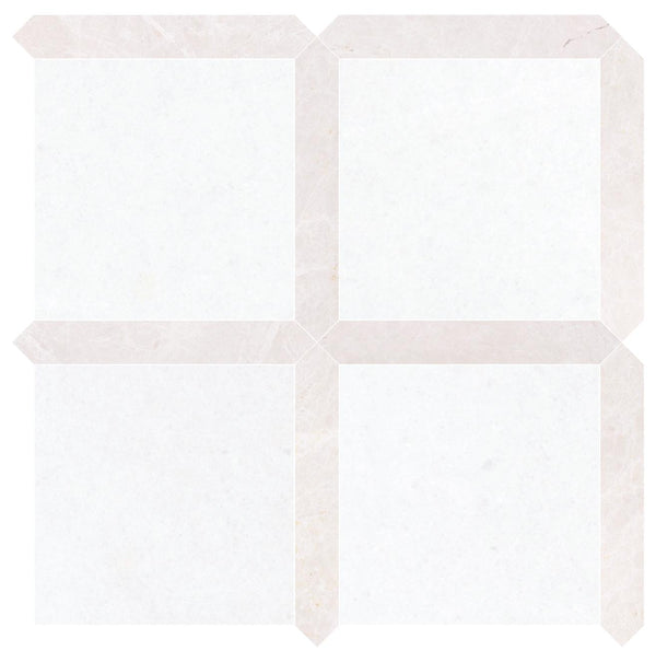 Altura Stone and Tile Snow White Honed 12'' x 12'' x 3/8'' Field Tile ...