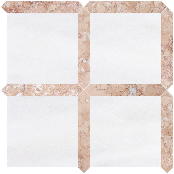 Altura Stone and Tile Afyon White Honed 12'' x 12'' x 3/8'' Field Tile ...