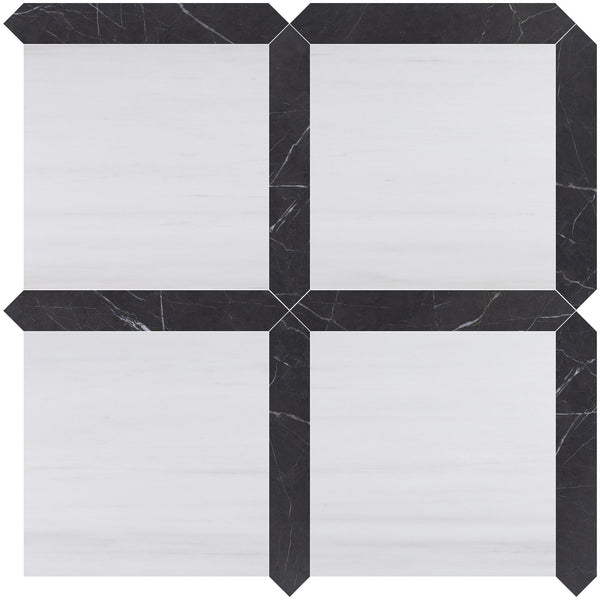 Altura Stone and Tile Glacier White Select Honed 12'' x 12'' x 3/8 ...