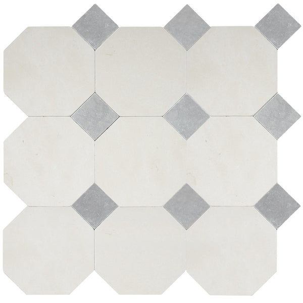 Altura Stone and Tile Simena Tumbled Octagon 8'' 3/8'' Field Tile ...