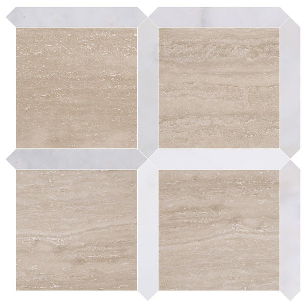 Altura Stone and Tile Classic Light VC Honed 12'' x 12'' x 3/8'' Field ...