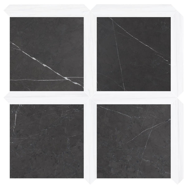 Altura Stone and Tile Mount Grey Plain Honed 12'' x 12'' x 3/8'' Field ...