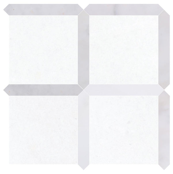 Altura Stone and Tile Snow White Honed 12'' x 12'' x 3/8'' Field Tile ...