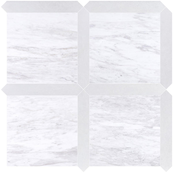 Altura Stone and Tile Volakas Honed 12'' x 12'' x 3/8'' Field Tile ...