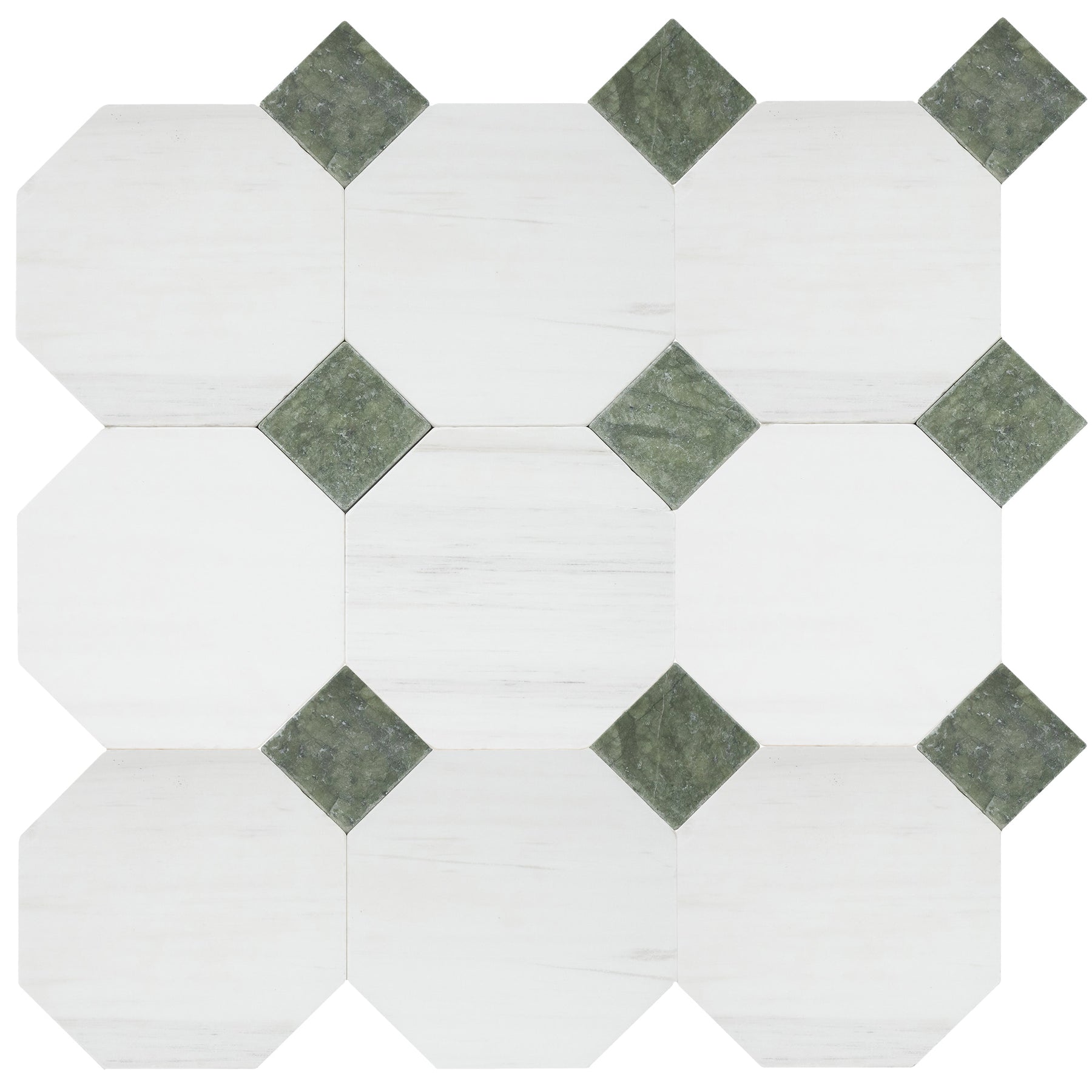 Octagon with Cabochon - Altura Stone and Tile