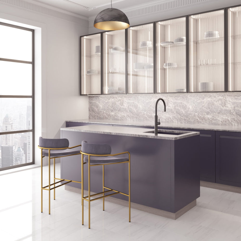 Crema Ella Marble Field Tile - Altura Stone and Tile