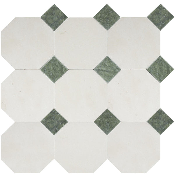 Altura Stone and Tile Simena Tumbled Octagon 8'' 3/8'' Field Tile ...