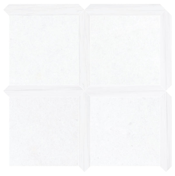 Altura Stone and Tile Snow White Honed 12'' x 12'' x 3/8'' Field Tile ...