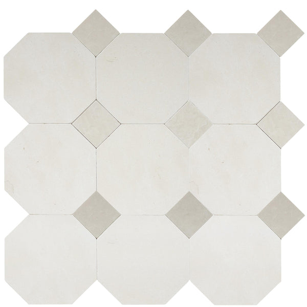 Altura Stone and Tile Simena Tumbled Octagon 8'' 3/8'' Field Tile ...