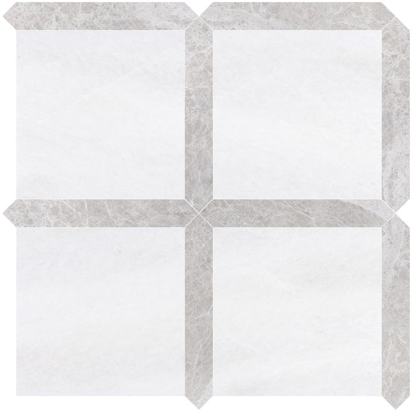 Altura Stone and Tile Afyon White Honed 12'' x 12'' x 3/8'' Field Tile ...
