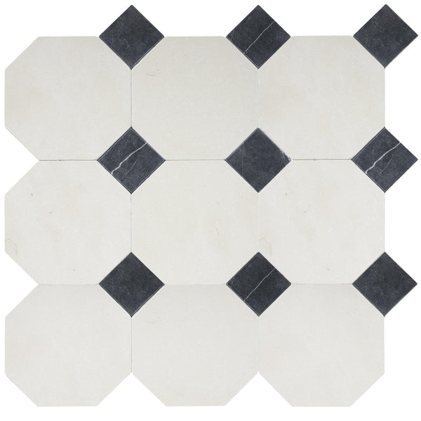 Altura Stone and Tile Simena Tumbled Octagon 8'' 3/8'' Field Tile ...